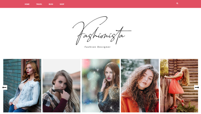 Fashionista Clean & Responsive Fashion/Personal Blogger Template 2019